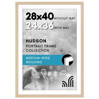 Americanflat 28x40 Picture Frame With Polished Plexiglass, Use As 24x36 ...