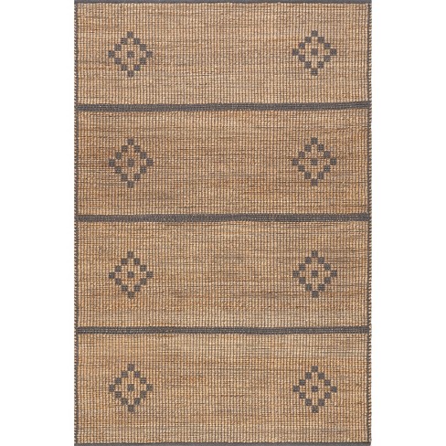 Nuloom Etta Diamond Jute Indoor Area Rug : Target
