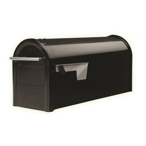Gibraltar Mailboxes Franklin Contemporary Galvanized Steel Post Mount ...