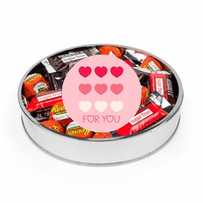 Valentine's Day Sugar Free Chocolate Gift Tin Large Plastic Tin With ...