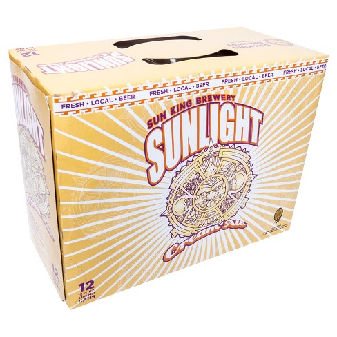 Sun King Sunlight Cream Ale Beer - 12pk/12 Fl Oz Cans : Target