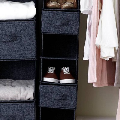 Household Essentials Set Of 2 Rectangular Collapsible Cotton Blend ...