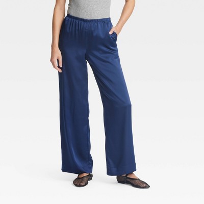 Women's Cozy Ribbed Wide Leg Pants - Auden™ : Target