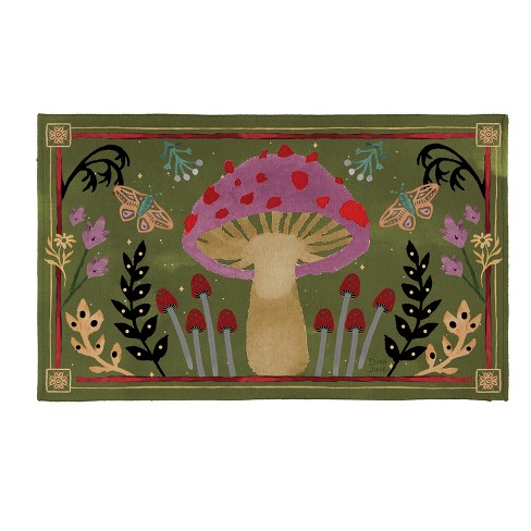 Evergreen Garden Of Wonder Washable Indoor/ Outdoor Mat Indoor And ...