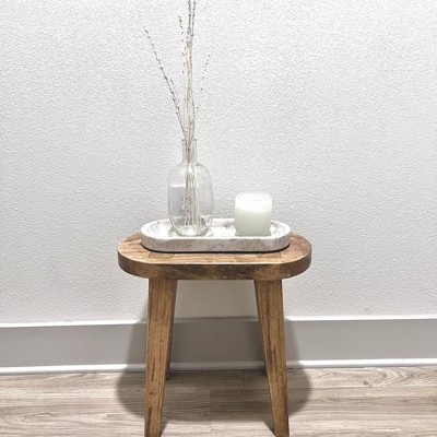 Woodland Carved Wood Accent Table Brown - Threshold™ : Target