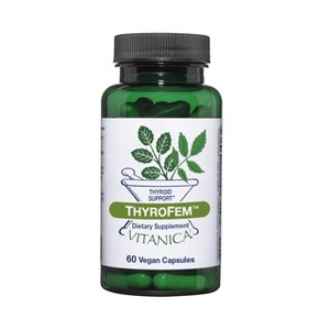 Vitanica ThyroFem - Natural Thyroid Support Supplement with Iodine ...