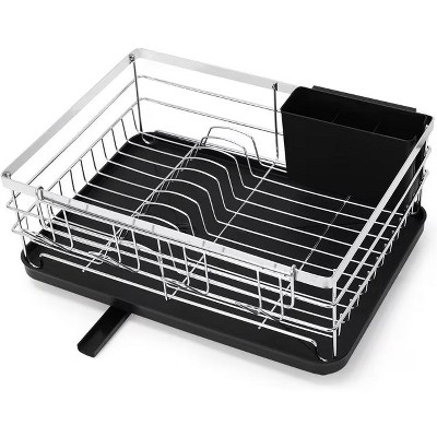 LunaLulinlk Countertop Dish Drying Rack, Stainless Steel Dish Drainer ...