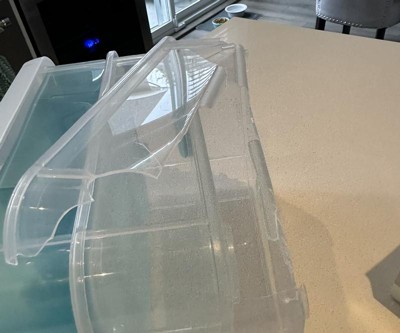 Sterilite Stack And Carry 3 Layer Handle Box And Tray, Plastic Small ...