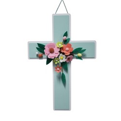 Northlight 20.25" Metal "easter Blessings" Sign With Eggs Wall Decor ...