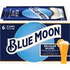 Blue Moon Belgian White Beer - 6pk/12 Fl Oz Cans : Target