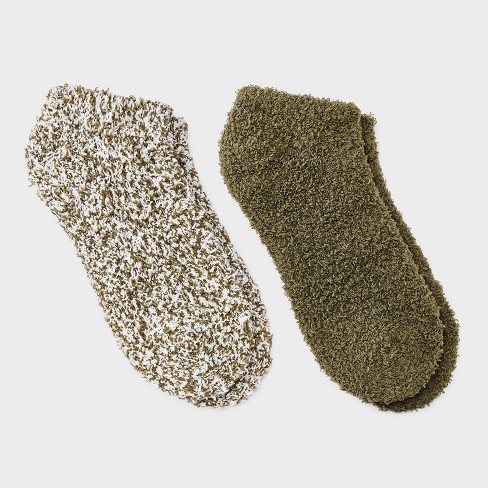 Women's Marled 2pk Cozy Low Cut Socks - Auden™ 4-10 : Target