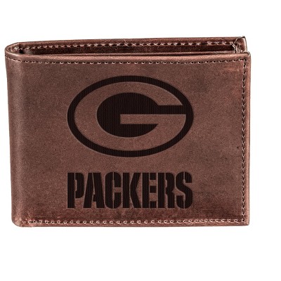 Evergreen Green Bay Packers Bi-fold Wallet, Brown : Target