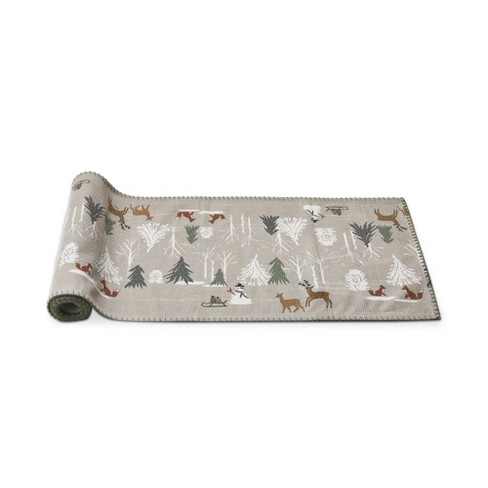 Tag Classic Fresh Balsam Winter Forest With Woodland Critters Cotton ...