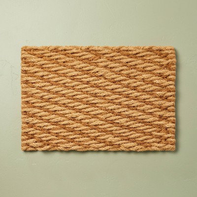 Basket Weave Jute Doormat Natural - Hearth & Hand™ With Magnolia : Target