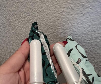 Cora Organic Cotton Tampons Mix Pack - Regular/super Absorbency - 32ct ...