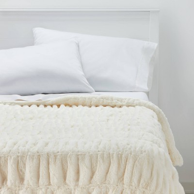Faux Fur : Throw Blankets : Target
