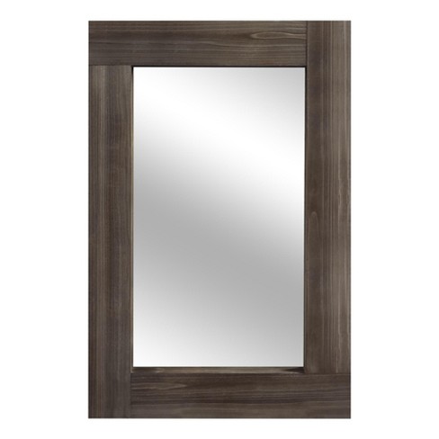 Pexfix 24 In. W X 36 In. H Farmhouse Rectangular Solid Wood Framed Wall ...