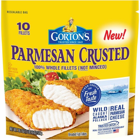 Gorton's Parmesan Crusted Fish Fillets - Frozen - 18.2oz : Target