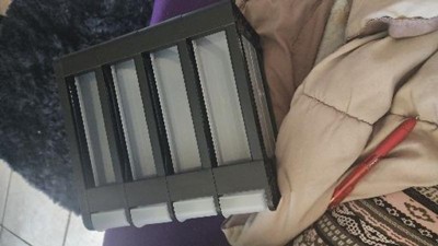 Iris 2pk 4 Drawer Desktop Organizer Compact Black : Target