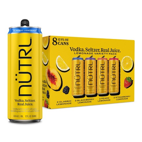 Nutrl Lemonade Variety Pack - 8pk/12 Fl Oz Cans : Target