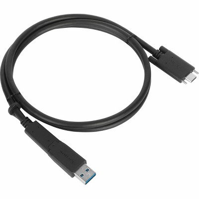 Targus 1m Usb-c Male With Screw To Usb-c Male Cable With Usb-a Tether ...