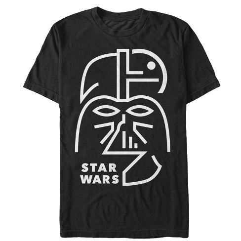 Men's Star Wars Modern Darth Vader Art T-shirt : Target
