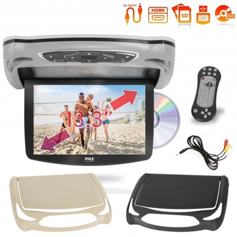 Pyle 13.3" Car Overhead Monitor With Cd/dvd Player : Target