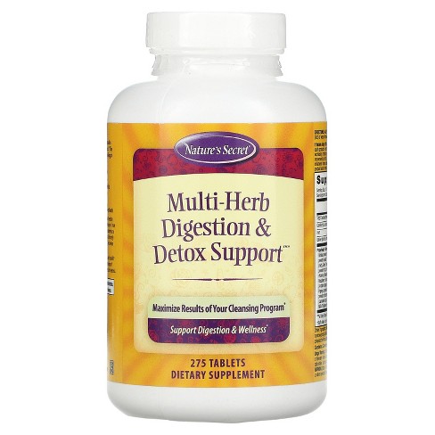 Nature's Secret Multi-herb Digestion & Detox Support, 275 Tablets : Target