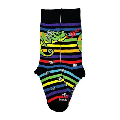 Musical Chameleon Socks From The Sock Panda (tween Sizes, Small) : Target