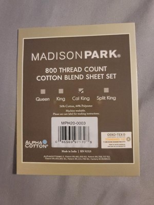Cotton Blend 6pc Sheet Set 800 Thread Count (california King) Purple ...
