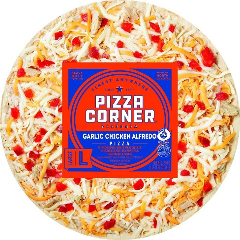 Pizza Corner Chicken Alfredo Frozen Pizza - 27.90oz : Target