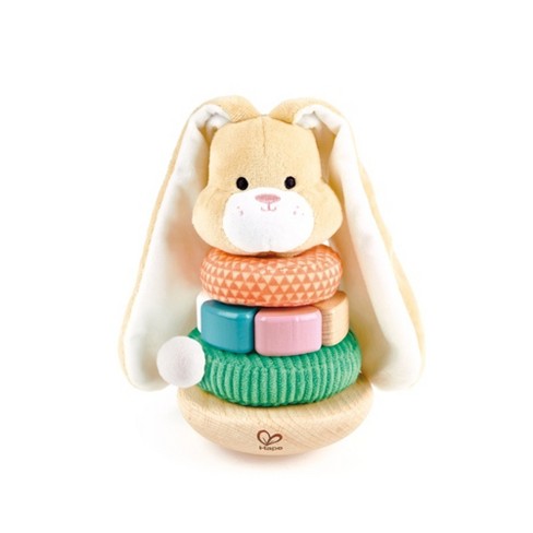 Hape: Wooden Ring Stacker, Bunny : Target
