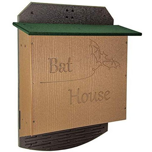 Jcs Wildlife Poly Lumber Large Triple Chamber Bat House - Holds Up To ...