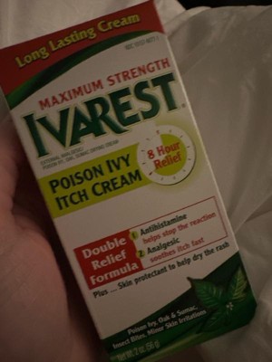 Ivarest Poison Ivy Itch Relief Cream Max Strength 2 Oz : Target