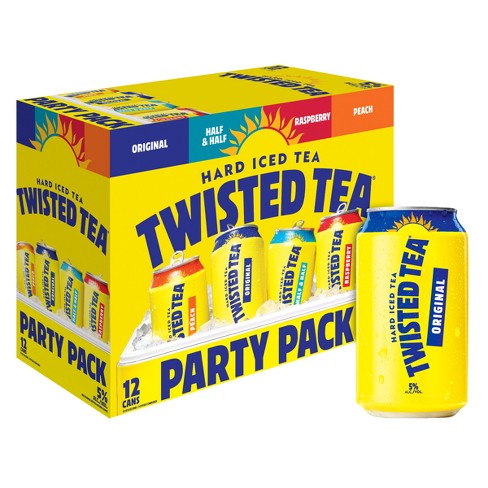 Twisted Tea Hard Iced Tea Party Pack - 12pk/12 Fl Oz Cans : Target