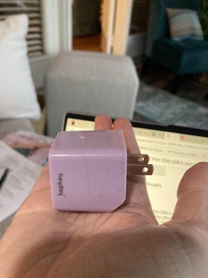 2-port 20w Usb-a And Usb-c Wall Charger - Heyday™ Pink/teal/white : Target