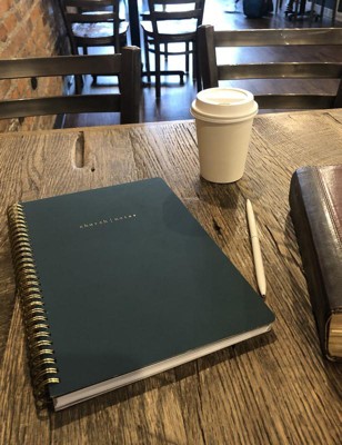 College Ruled 1 Subject Spiral Notebook Navy - Church Notes : Target