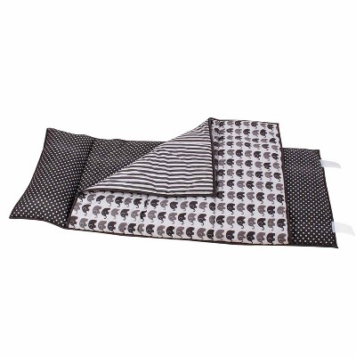 Bacati - Owls Gray Beige Neutral Cotton Toddler Nap Mat : Target