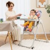 Infans Baby High Chair With 7 Height & 3 Footrest Adjustable Cup Holder ...