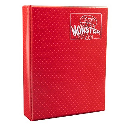 Monster Mega Holofoil Red Binder Xl Size Hard Cover (twice As Large ...