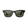 Ray-ban Meta Wayfarer Glasses - Shiny Black Frames, Green Lenses : Target