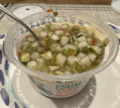 Grillo's Fresh Thick & Chunky Medium Pickle De Gallo Salsa - 14oz : Target