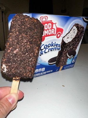 Good Humor Cookies & Crème Frozen Dessert Bars - 16.5oz/6ct : Target