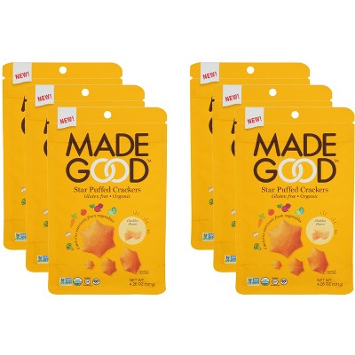 Madegood Star Puffed Cracker Pizza - Case Of 6 - 4.26 Oz : Target