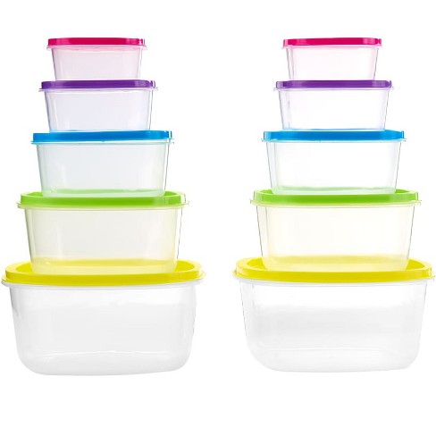 The Lakeside Collection 20-pc. Variety Pack Food Storage Containers Set ...