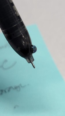 Sharpie Roller 4pk Rollerball Gel Pens 0.7mm Black Ink : Target