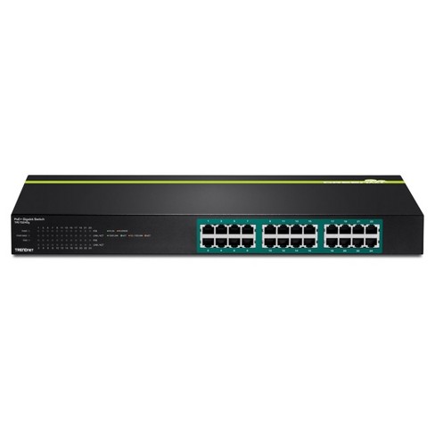 Trendnet 24-port Gigabit Poe+ Switch W/ 370w Poe Power Budget : Target