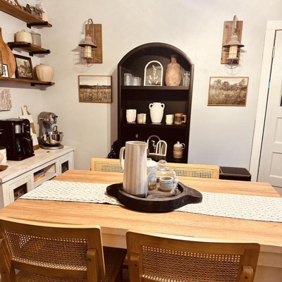 Grooved Wood Arch Bookcase Cabinet - Hearth & Hand™ With Magnolia : Target