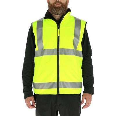 Refrigiwear Hi Vis Reversible Softshell Safety Vest - Ansi Class 2 High ...