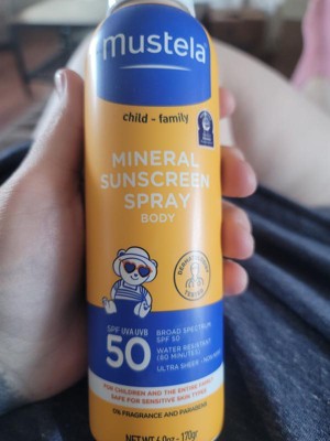 Mustela Mineral Baby Sunscreen Spray - Spf 50 - 6 Oz : Target